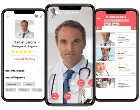 How does a doctor and patient video consultation app work?